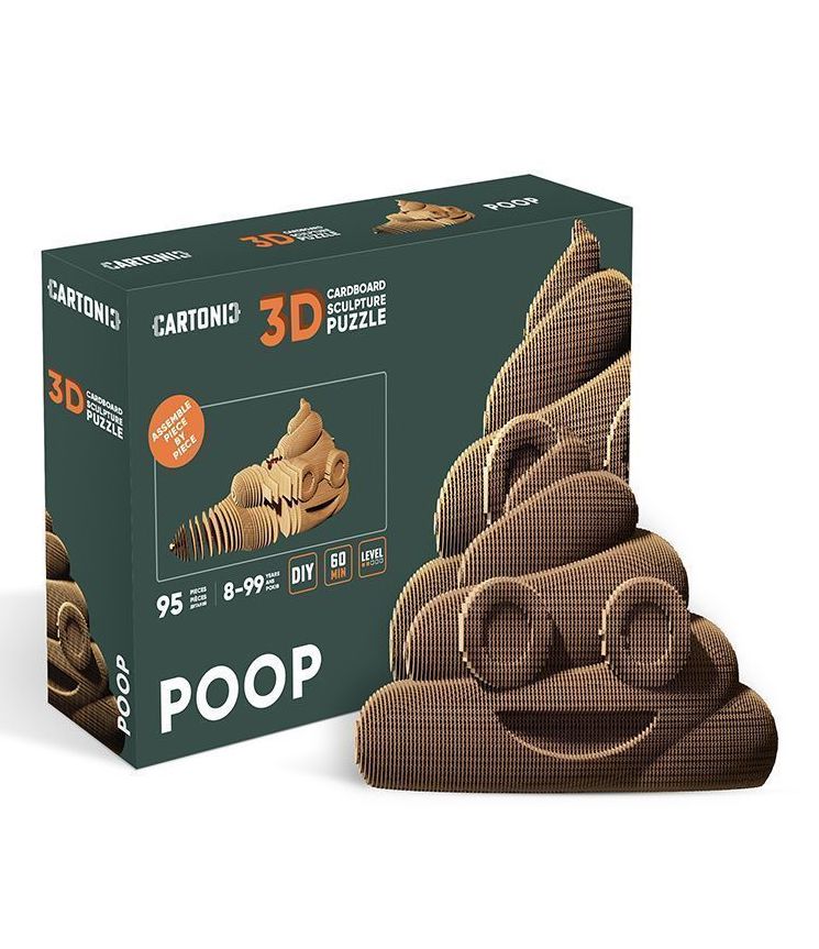 Картонний конструктор Cartonic 3D Puzzle Poop
