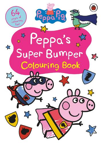 Книга «Peppa Pig: Peppa’s Super Bumper Colouring Book» – Свинка Пеппа ...