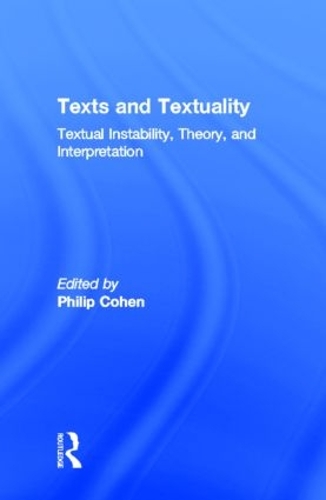 Книга «Texts and Textuality: Textual Instability, Theory, and ...