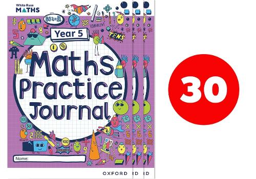 Книга «White Rose Maths Practice Journals Year 5 Workbooks: Pack of 30 ...