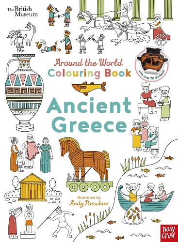 Книга «british Museum Around The World Colouring Ancient Greece