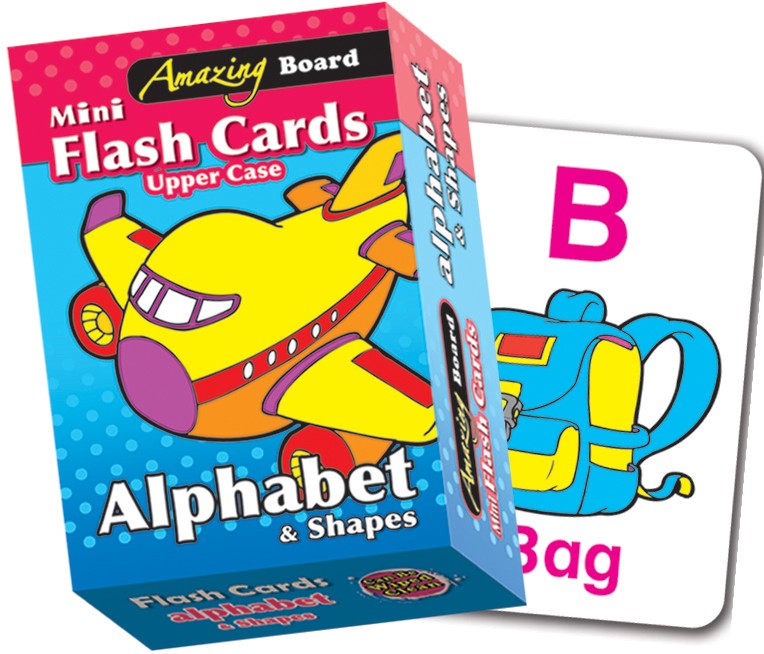 Книга «Amazing Board Mini Flash Cards. Alphabet & Shapes» – , купить по ...