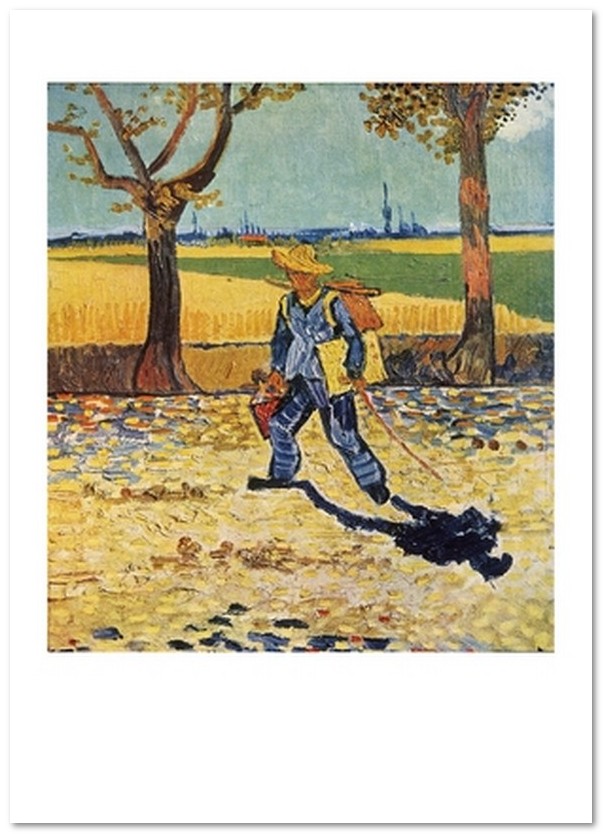 Листівка Vincent van Gogh — The Painter on His Way to Work (VG129)