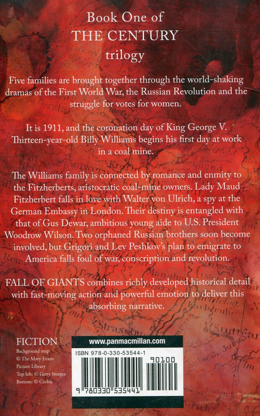 Книга «Fall of Giants» – Кен Фоллетт, купить по цене 367 на YAKABOO ...