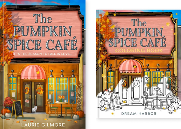 «Книга The Pumpkin Spice Cafe and Coloring Book (set of 2 books ...