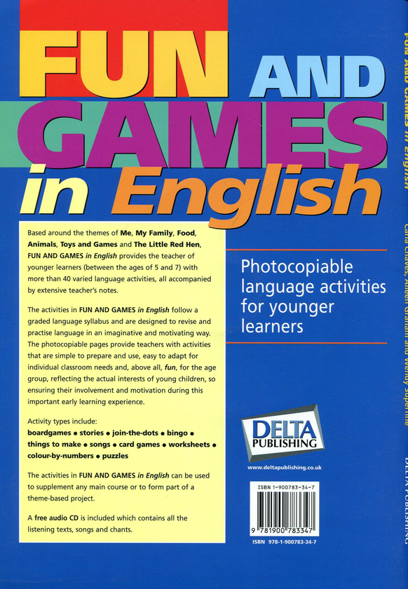 Книга «Fun and Games in English Book: Photocopiable Language Activities ...