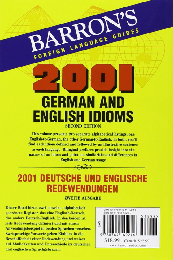 Книга « 2001 German and English Idioms : 2001 Deutsche und Englische ...