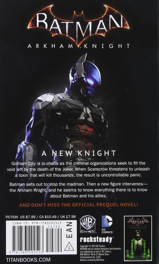 Книга «Batman: Arkham Knight - The Official Novelization» – Марв ...