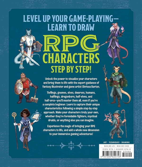 Книга «How to Draw Your RPG Character» – Крісса Бартон, купити за ціною ...