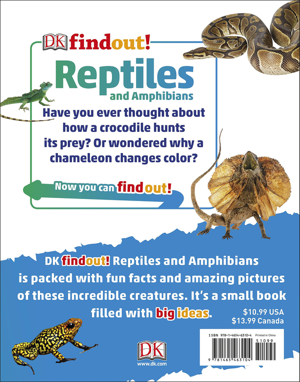 Книга «Dkfindout! Reptiles and Amphibians» – , купить по цене 457 на YAKABOO: 9780241285015