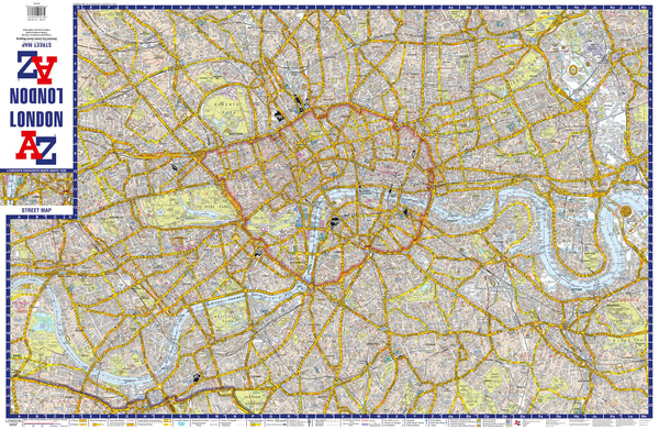 Книга «London A-Z Street Map» – , купить по цене 213 на YAKABOO ...