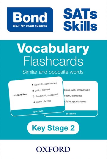 Книга «Bond SATs Skills: Vocabulary Flashcards: Similar and Opposite Words» – Мишельджой Хьюз ...