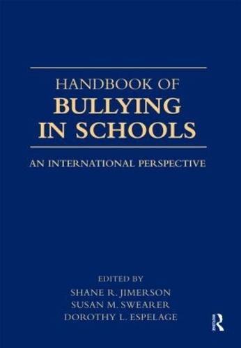 Книга Handbook Of Bullying In Schools An International Perspective