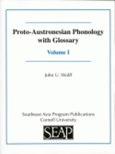 Книга «Proto-Austronesian Phonology with Glossary» – Джон У. Вулф ...