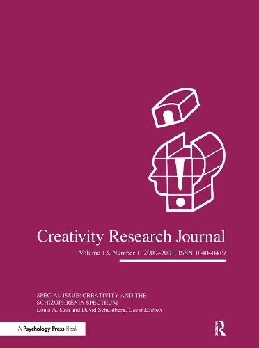 Книга «Creativity in the Schizophrenia Spectrum: A Special Issue of the creativity Research ...