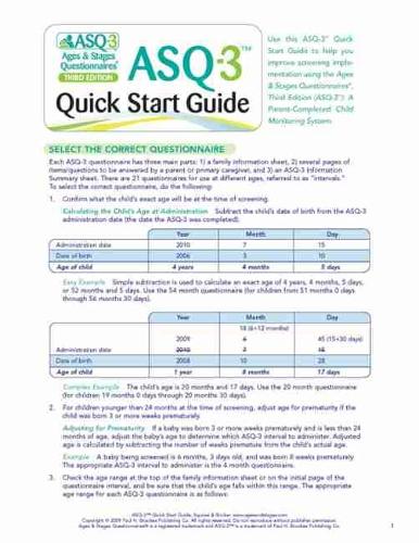 Книга «Ages & Stages Questionnaires® (ASQ®-3): Quick Start Guide ...