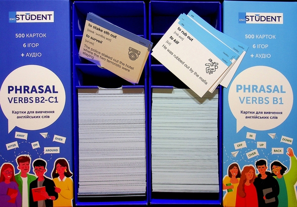 Книга «Картки англійських слів - Phrasal Verbs B1 & Phrasal Verbs B2-C1 ...