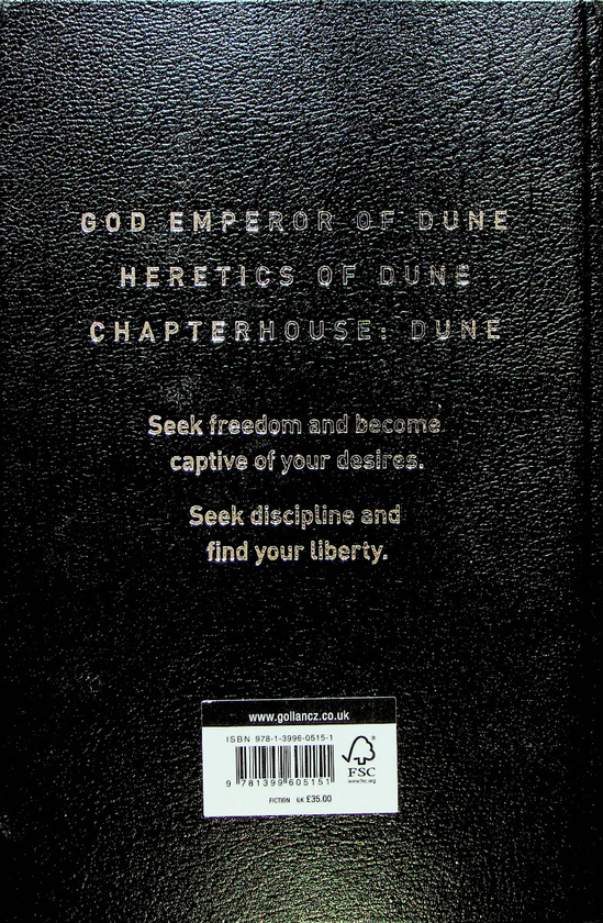 Книга «The Second Great Dune Trilogy. God Emperor of Dune, Heretics of Dune, Chapter House Dune ...