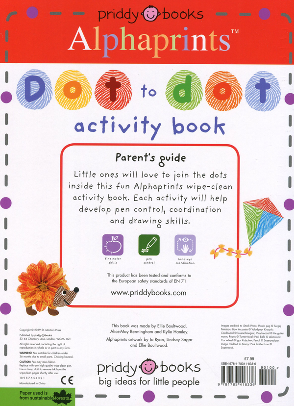 Книга «Alphaprints Dot to Dot» – , купить по цене 367 на YAKABOO: