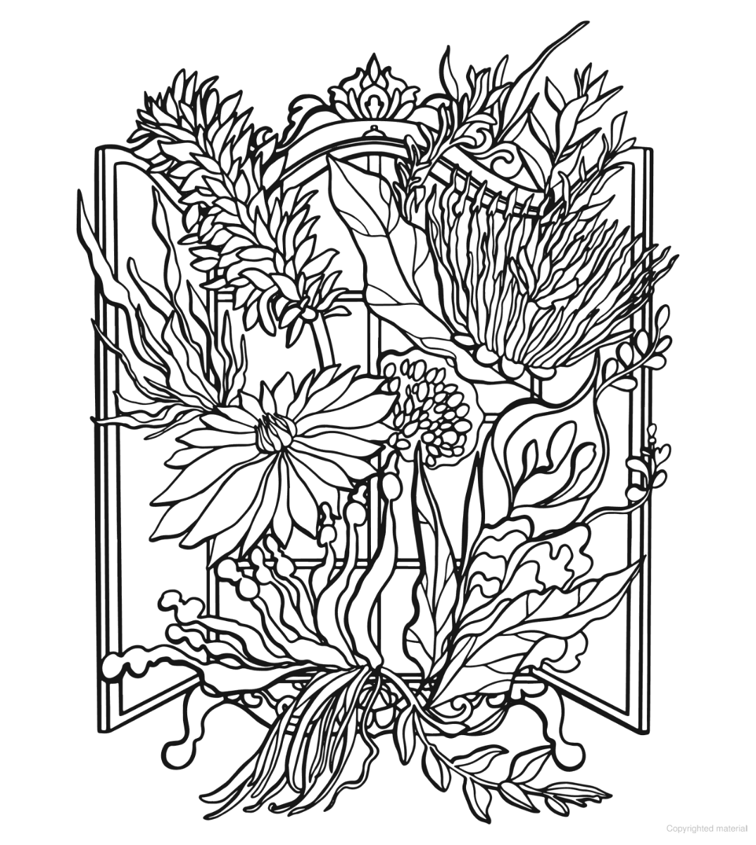 Книга «Forestcore Coloring Book. Embrace the Earthy, the Rustic, and ...