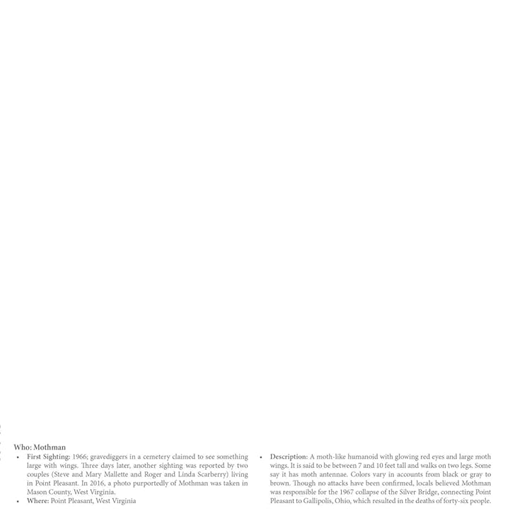 Книга «The Cryptid Creatures Coloring Book: From Bigfoot and Mothman to ...