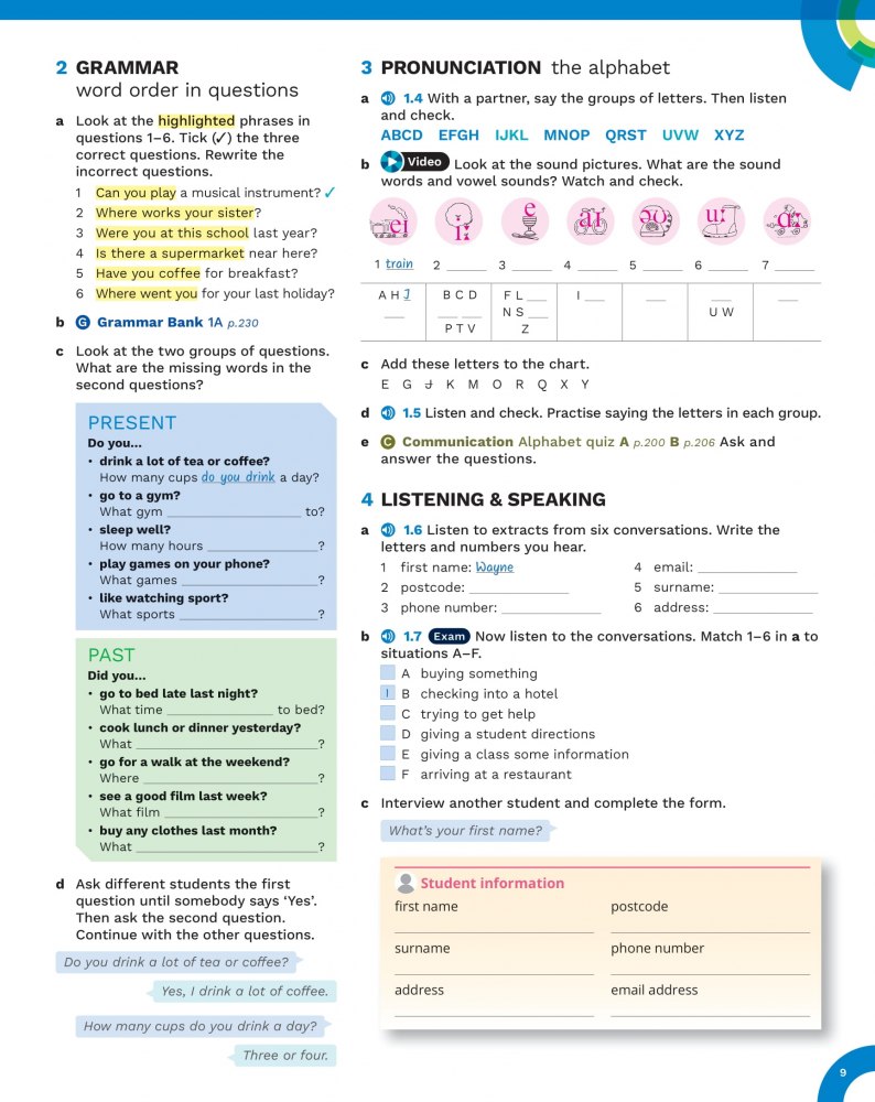 Книга «English File Fifth edition Pre-intermediate Workbook with key ...
